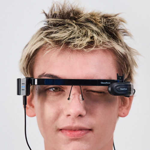 Acionador de piscada (compatível com GlassOuse) - Tecnologia Assistiva
