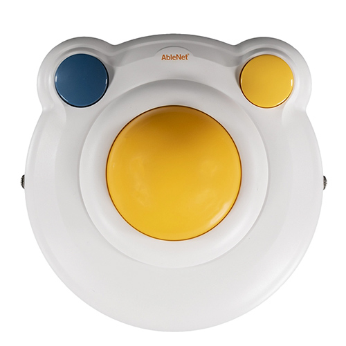 Mouse BIGtrack sem fio com 2 entradas para acionador de pressão