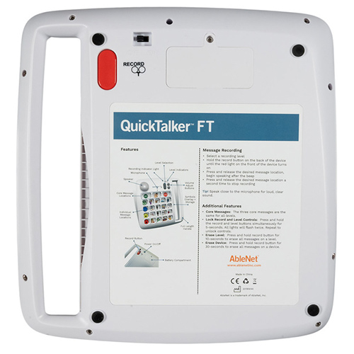 Vocalizador QuickTalker FeatherTouch 23 - Tecnologia Assistiva